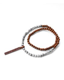 Min Maadan Alensan Brown & Silver Precious Stones & Wooden Remembrance ...