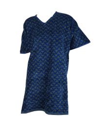 Shababuna X Hnak Palm Souvenir Poncho (Blue & Green)
